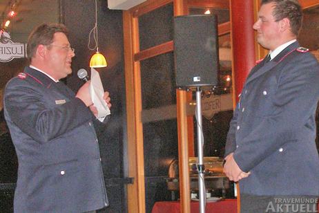 Ehrungen und Beförderungen bei der FF Travemünde